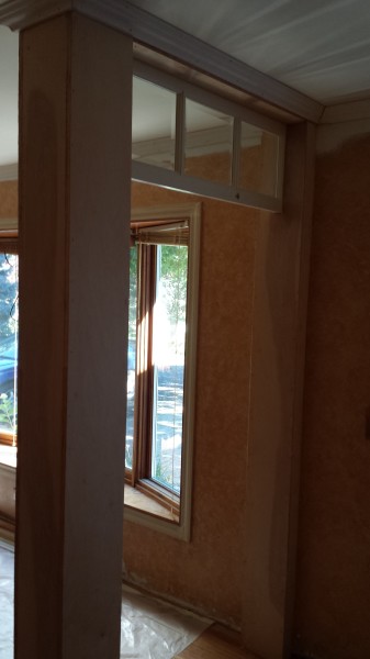 Our DIY Transom Window Entryway Idea