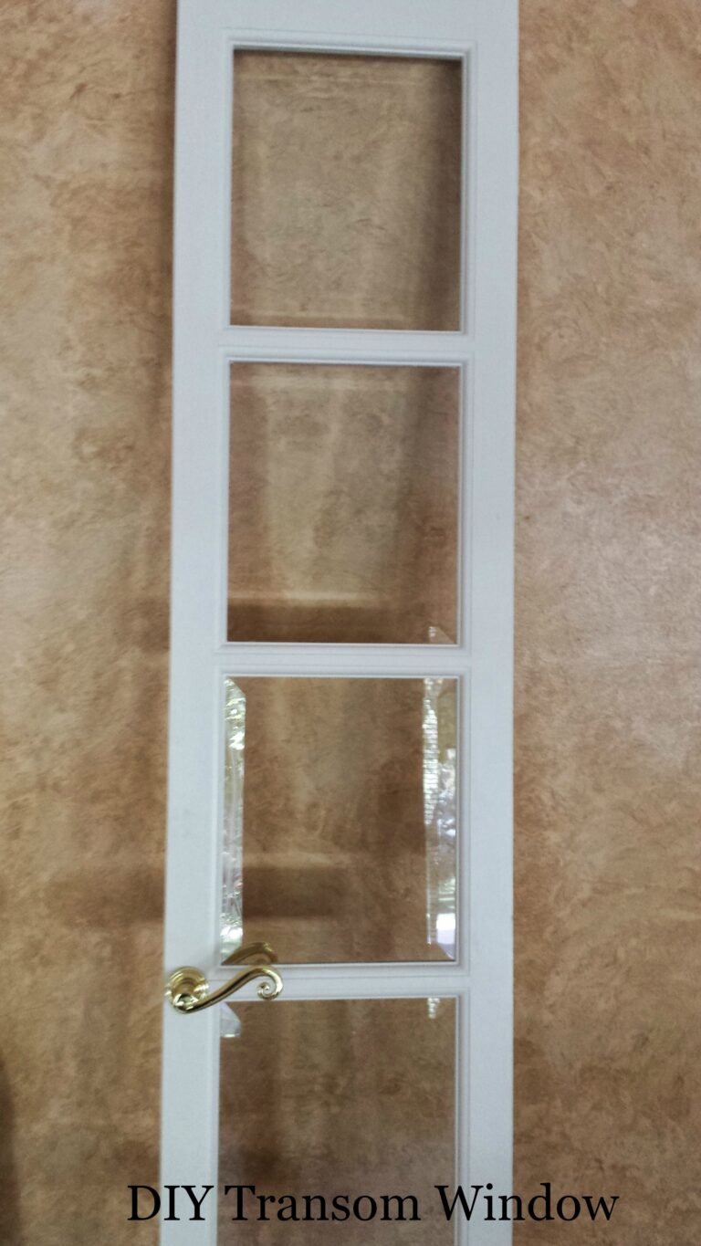Our DIY Transom Window Entryway Idea
