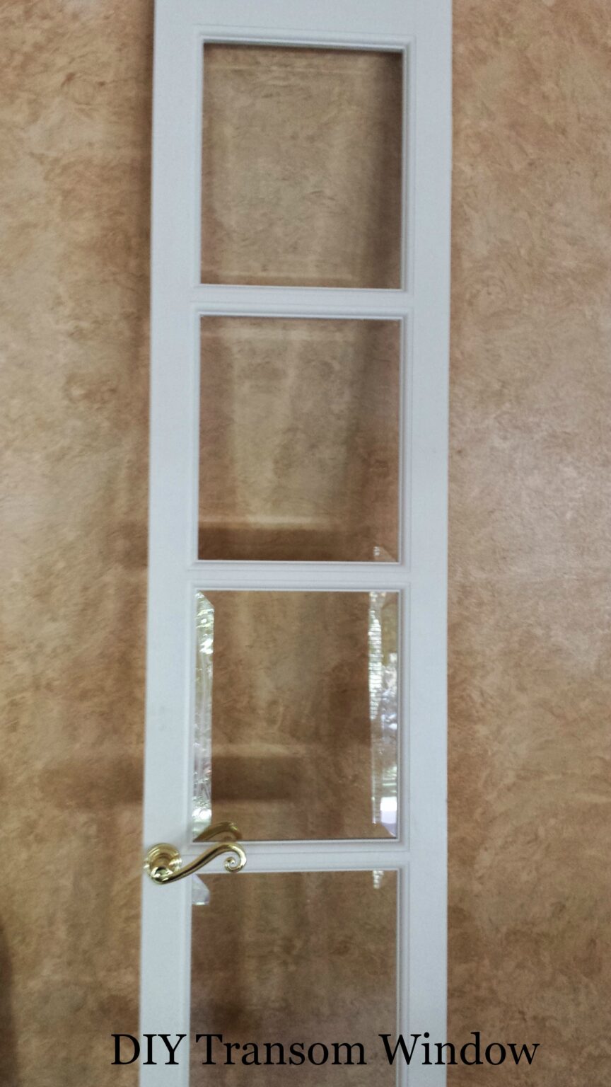Our DIY Transom Window Entryway Idea