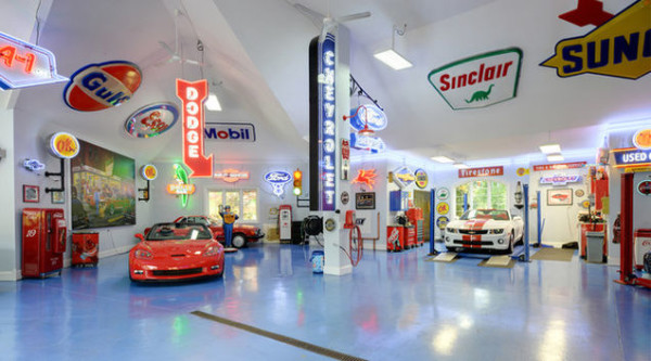 Car Collectors Garage Inside This Old World Mansion